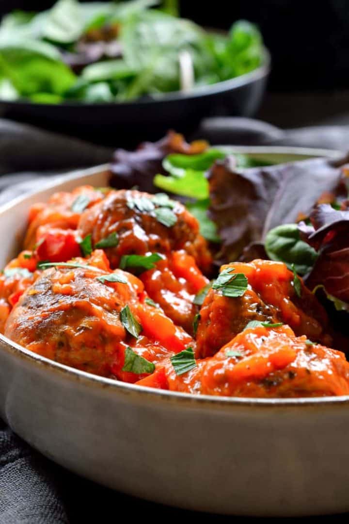 Vegan Meatballs - The Stingy Vegan