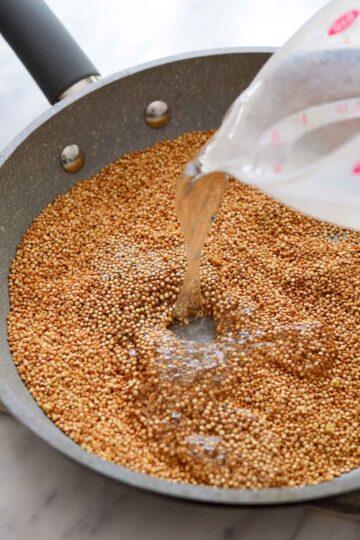 Toasted Quinoa - The Stingy Vegan