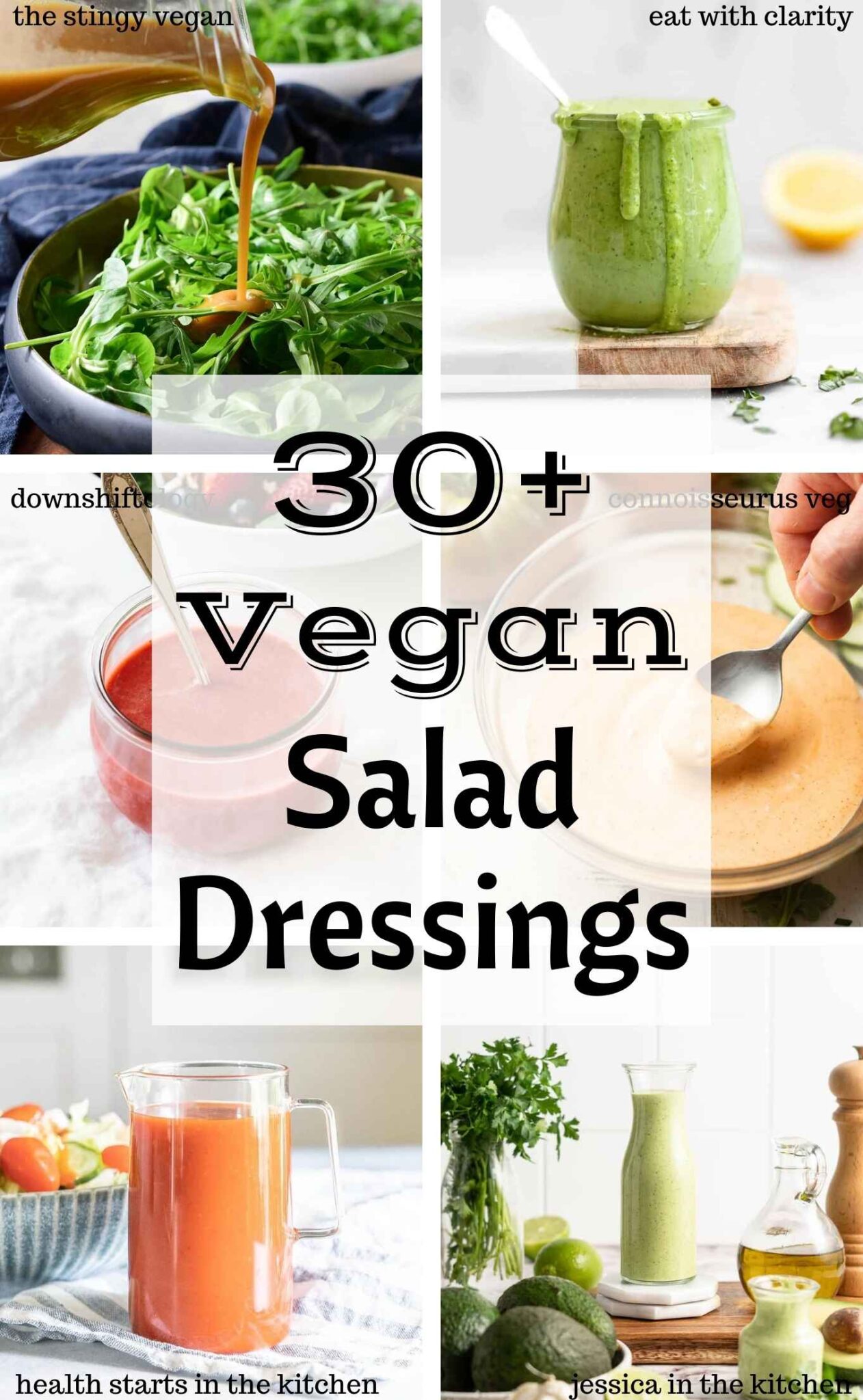30+ Vegan Salad Dressing Recipes - The Stingy Vegan